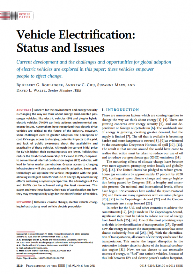 Campaign on Electric Vehicles (EVs) Public Adoption - World Team Now!